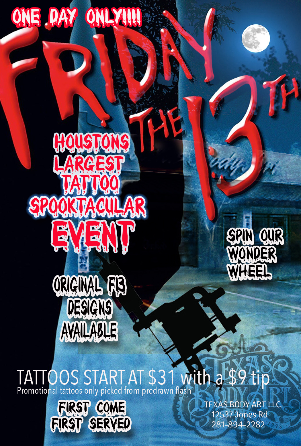 World Famous Texas Body Art tattoo studio