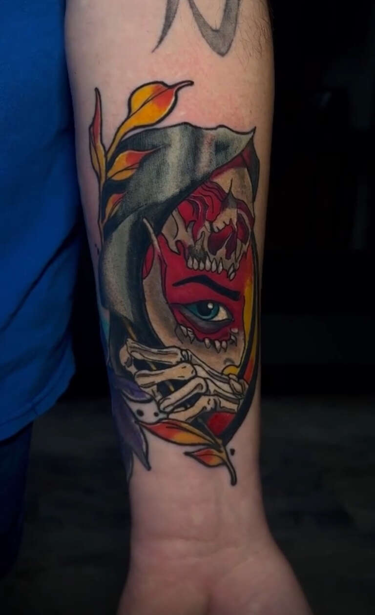 Neotrad tattoos offered and designed at Texas Body Art